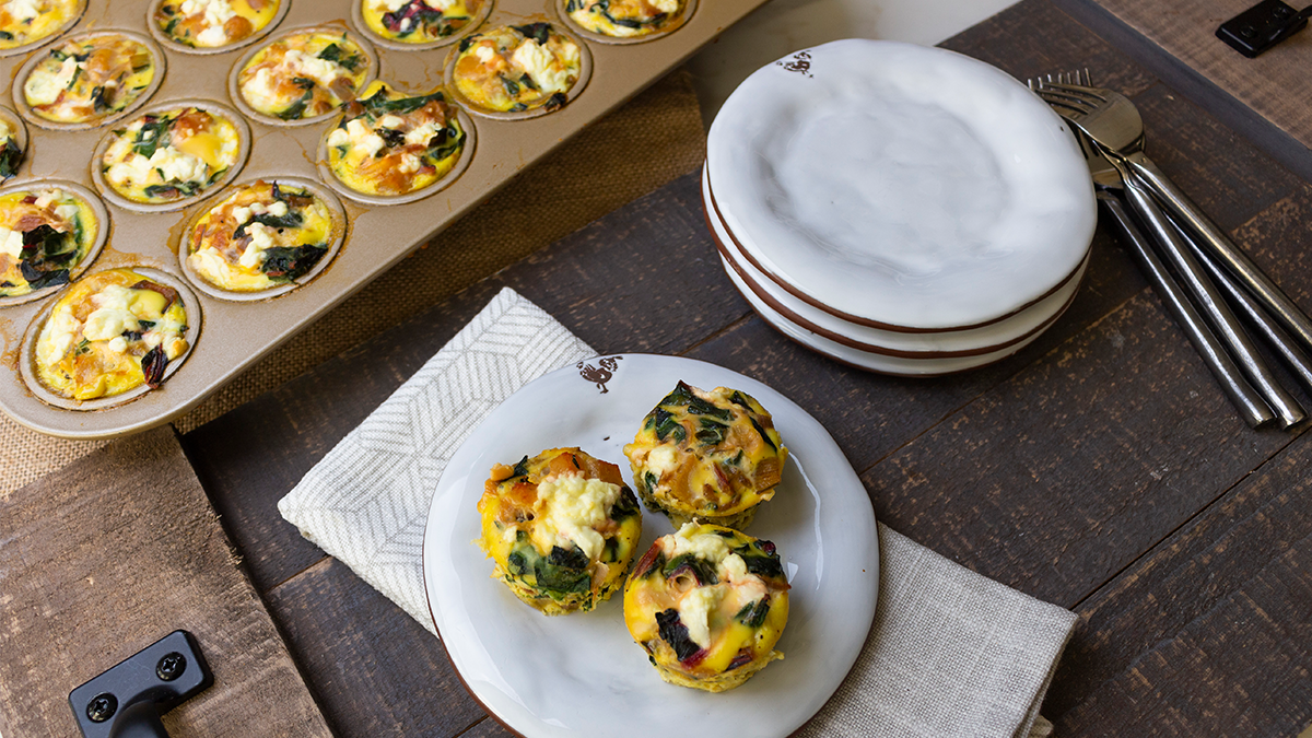 Acorn Squash and Swiss Chard Mini Frittatas – Foodie Fox